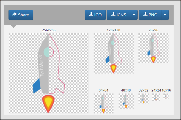iConvert Icon網站，線上免費PNG、JPG轉檔ICO& ICNS工具。