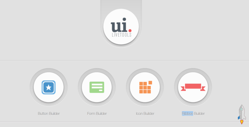 UI Parade網頁UI設計工具：線上製作Button、Form表單、Icon、Ribbon絲帶，可直接複製HTML＆CSS程式碼。