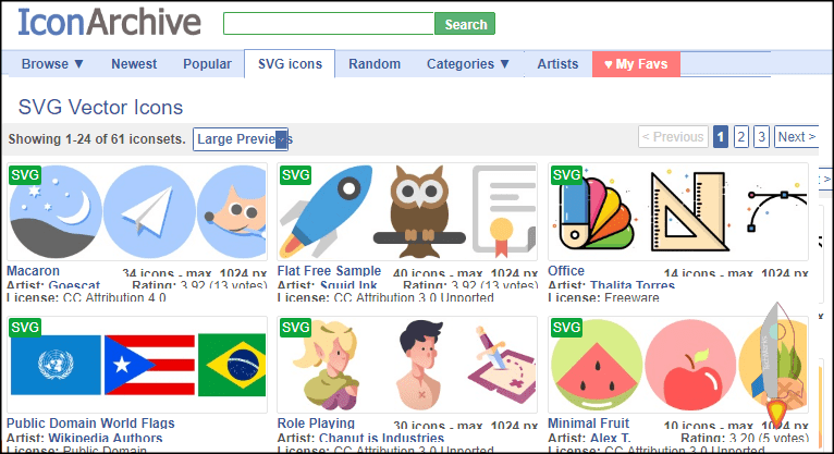 Icon Archive 上萬款免費可商用icon圖示下載！(SVG/ ICO/ICNS)