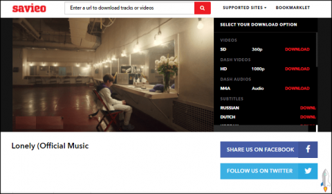 savieo 線上影片下載器！貼網址快速儲存高清影片+字幕+音樂