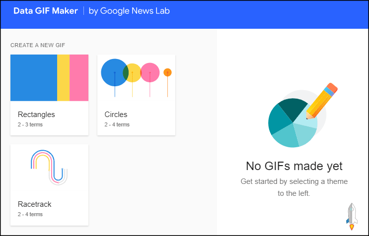 Data Gif Maker線上「動態」數據圖產生器，將數據製作成精美的GIF動畫，放置到PPT中。