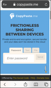 CopyPaste.me打開網頁就能無線傳送檔案－電腦、手機、筆電都能互傳。