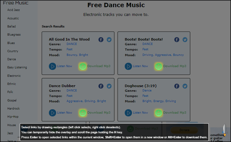 uSelect iDownload批次下載網頁中全部的檔案、LINK連結、影片、音樂或圖片。（Chrome）