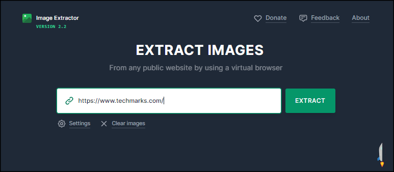 Image Extractor 線上圖片下載工具，一鍵下載所有網頁中的圖