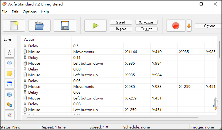Axife 免費的鍵盤+滑鼠動作記錄器，錄下所有操作，自動執行