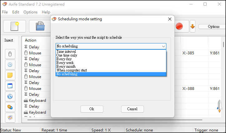 Axife 免費的鍵盤+滑鼠動作記錄器，錄下所有操作，自動執行