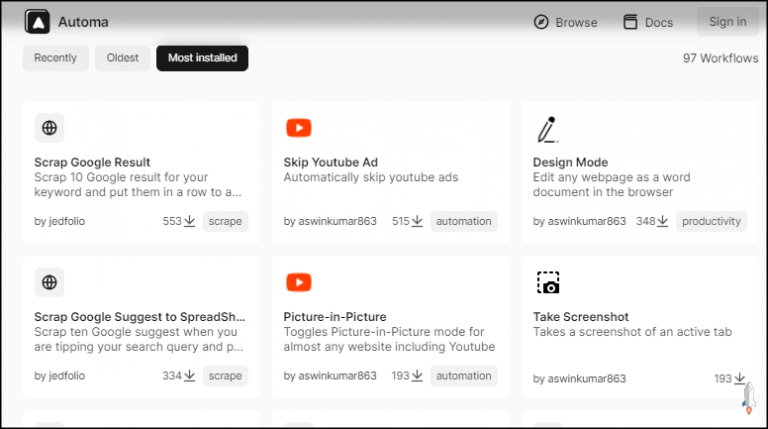 Automa 瀏覽器自動化執行工具：自動填寫表單、點擊、跳廣告