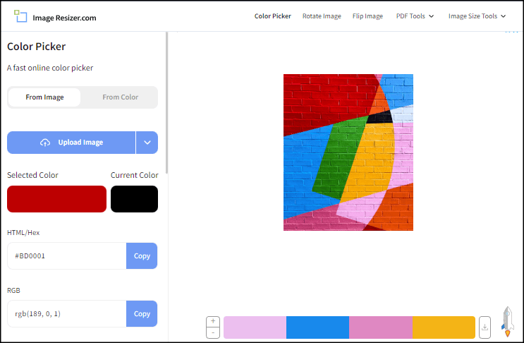 Color Picker 線上顏色偵測器＆顏色選擇器，獲得完整色碼資訊
