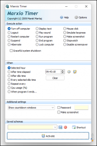 Marxio Timer 自動執行程式的軟體－開軟體、點擊滑鼠、截圖