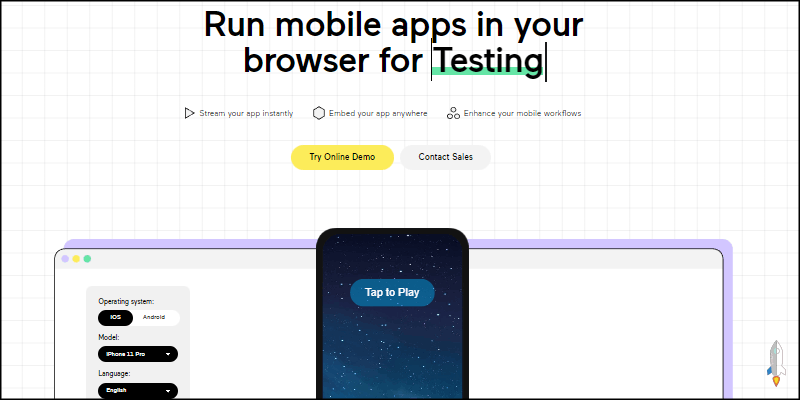 appetize 免費的線上iOS模擬器，模擬各版本 iPhone 和 iPad