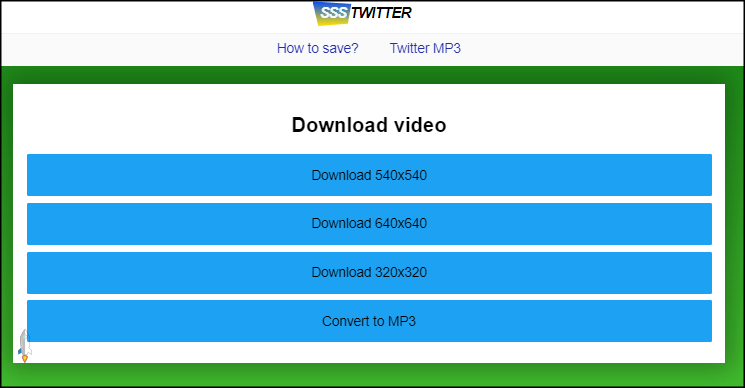 Twitter 影片下載器－電腦和手機都可用，下載MP4、轉MP3